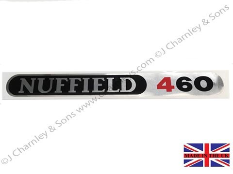 ATJ3072S NUFFIELD 460 STICK-ON BADGE - John Charnleys & Sons Tractor Parts